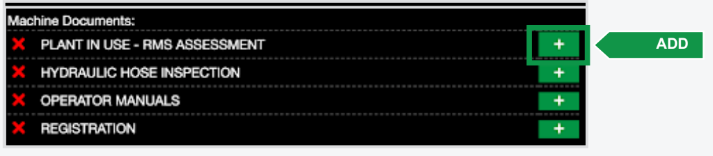 MySite Guide for Subcontractors – Plant Assessor